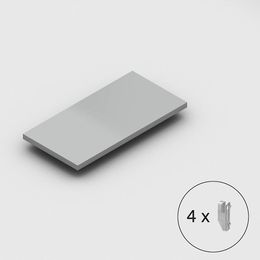 eurokraft pro Fachboden für Steckregal, Ausführung leicht, BxT 1000 x 500 mm