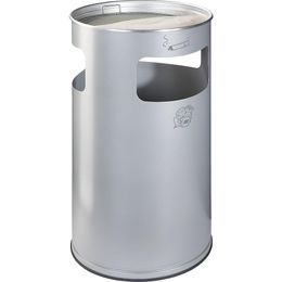 Var Kombiascher, Volumen 69 l, HxØ 760 x 420 mm, Stahl, silber