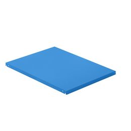 LISTA Stahlblech-Kopfboden, BxT 890 x 1260 mm, Fachlast 100 kg, lichtblau