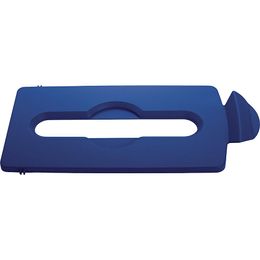 Rubbermaid Deckeleinsatz, Einwurfschlitz, blau
