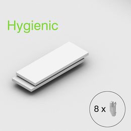 eurokraft pro Fachboden, für Hygiene-Steckregal, VE 2 Stk, BxT 965 x 350 mm