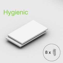 eurokraft pro Fachboden, für Hygiene-Steckregal, VE 2 Stk, BxT 965 x 550 mm