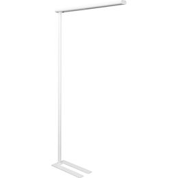 Maul LED-Standleuchte Mauljet, Höhe 1950 mm, RAL 9003 signalweiß