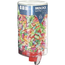 Moldex Gehörschutzstation inklusive Stöpsel, SparkPlugs® bunt, SNR 35 dB, inklusive 500 Paar Spark Plugs®