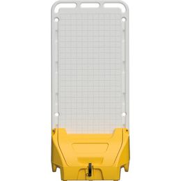 Mobile Service-Station SAFETY POINT, mit abschließbarem Deckel, Dichtung, für Sicherheits-/Schutzprodukte, gelb kaiserkraft