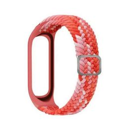 SmartUP Smartwatch-Armband Geflochtenes Solo Loop Armband für Xiaomi Mi 3 4 5 6 7 Sport Nylon