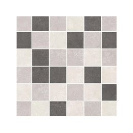 Trend Line Feinsteinzeug Mosaikfliesen Mosaikfliese Stone Quadrat 30 x 30 cm beige-grau