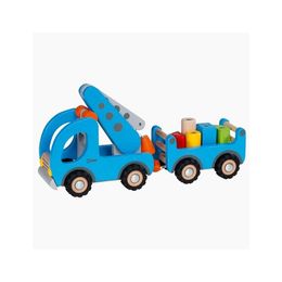 goki Spielzeug-Kran Kranwagen mit Anhänger