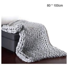 Tagesdecke 1 Stück Baumwolle Zopfmuster Überwurf Decke für Couch Sofa Bett