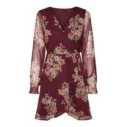 Véro Moda Vero Moda Wickelkleid MARYA (1-tlg) Drapiert/gerafft