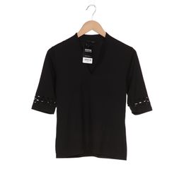 Oui Damen T-Shirt, schwarz, Gr. 36