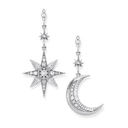 Thomas Sabo Ohrringe Royalty Stern und Mond