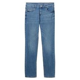 Tom Tailor Damen Alexa Straight Jeans, blau, Uni, Gr. 25/32