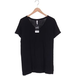 sheego Damen T-Shirt, schwarz, Gr. 44