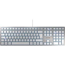 Cherry Cherry Keyboard KC 6000 Slim silber/weiß USB-Tastatur
