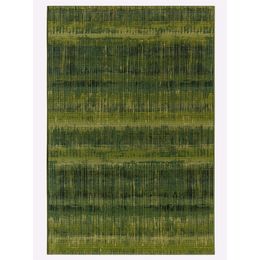 Teppich HEINE HOME Teppiche Gr. B/L: 80 cm x 165 cm, 3 mm, 1 St., grün Kurzflor-Teppiche