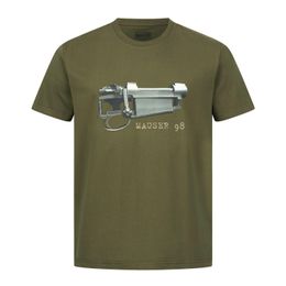 Mauser T-Shirt 98er System Dull Oliv (Gr&ouml;&szlig;e: S)