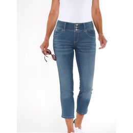 7/8-Jeans Casual Looks Gr. 24, Kurzgrößen, blau (blue, stone, washed) Damen Jeans Ankle 7/8