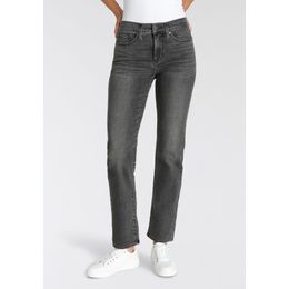 Levi's Gerade Jeans LEVI'S "314 Shaping Straight" Gr. 31, Länge 34, blau (river rock) Damen Jeans Gerade Bestseller