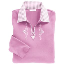 Trachtenshirt CLASSIC "Poloshirt" Gr. 38, rosa (rosé) Damen Shirts Jersey