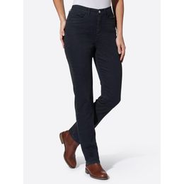 Bequeme Jeans Casual Looks Gr. 22, Kurzgrößen, blau (marine) Damen Jeans