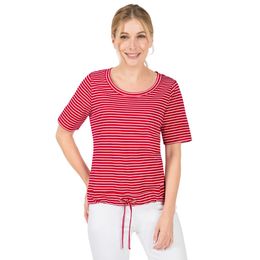 T-Shirt Casual Looks "Shirt" Gr. 48, rot (rot, gestreift) Damen Shirts Jersey