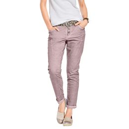 Boyfriend-Hose Heine Gr. 44, Normalgrößen, rosa (rosé) Damen Hosen Boyfriend-Hosen