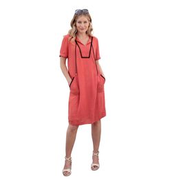 Tunikakleid Inspirationen "Tunika-Kleid" Gr. 36, Normalgrößen, rot (grapefruit) Damen Kleider