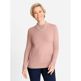 Strickpullover CLASSIC "Pullover" Gr. 54, beige (puder) Damen Pullover Rollkragenpullover