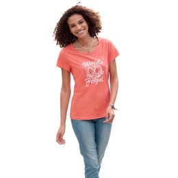 Print-Shirt Casual Looks "Shirt" Gr. 48, rosa (flamingo) Damen Shirts Jersey