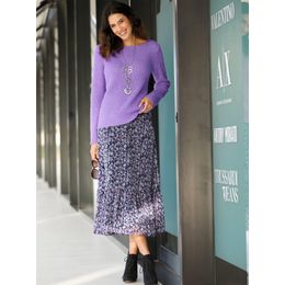 Strickpullover Inspirationen "Pullover" Gr. 50, lila (lavendel, meliert) Damen Pullover