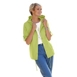 Shirtjacke Classic Basics "Shirtjacke" Gr. 52, grün (kiwi) Damen Shirts Jersey
