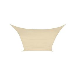 Perel - wasserdurchlässiges sonnensegel - quadratisch - 3.6 x 3.6 m - farbe: champagne