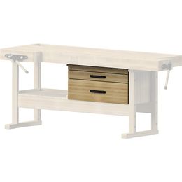 ANKE Unterbauschrank für Schreiner-Hobelbänke, 2 Schubladen, mit Auszugstopp