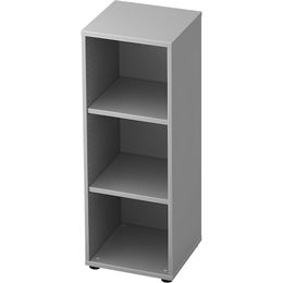 eurokraft pro Büroregal, 2 Fachböden, HxBxT 1100 x 400 x 400 mm, lichtgrau