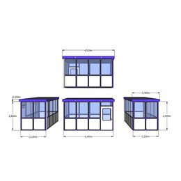 Mehrzweckhaus, Füllungen in Rundeckenoptik - kaiserkraft