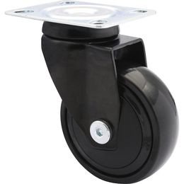 Wagner Möbelrolle 3C-Serie, Radbreite 25 mm, VE 4 Stk, Ø 75 mm, Lenkrolle