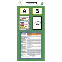 Regal-Infoboard Doppelmarkierung - kaiserkraft