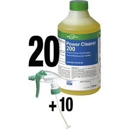 Bio-Circle Intensivreinigungskonzentrat Power Cleaner 200, VE 20 Stk + 10 Sprayer, Inhalt 500 ml