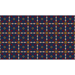 NOTRAX Schmutzfangmatte, Notrax Déco Design™, LxB 1500 x 900 mm, blau/rot