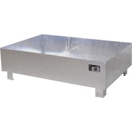eurokraft pro Stahl-Auffangwanne, LxB 1200 x 800 mm, Auffangvolumen 224 l