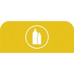 Rubbermaid Hinweistafel Configure™, für 87-l-Behälter, gelb