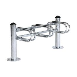 PROCITY Fahrradständer MERCURE, 3 Stellplätze, einseitig, feuerverzinkt