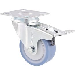 Wagner Apparaterollen DELUXE, Rad-Ø 50 mm, VE 4 Stk, Lenkrolle mit Feststeller