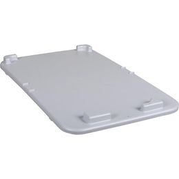 eurokraft pro Deckel aus Polystyrol, VE 2 Stk, Stapeldeckel, 18 und 34 l