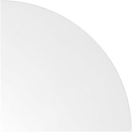 eurokraft pro Verkettung, Eckplatte 90°, 800 x 800 mm, weiß