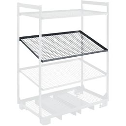 eurokraft pro Gitteretage, für mobiles Kanban-Regal, Tragfähigkeit 200 kg