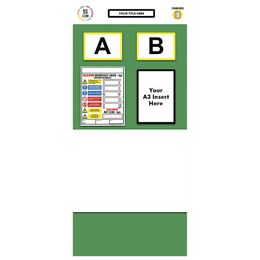 Regal-Infoboard Doppelmarkierung - kaiserkraft