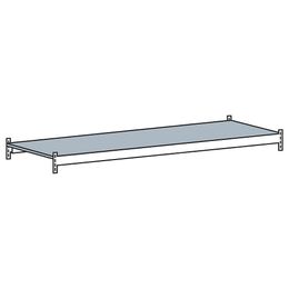 Schulte Zusatzebene mit Stahlboden, Spannweite 1500 mm, Tiefe 800 mm