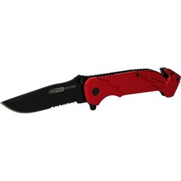 KS Tools Klappmesser, mit Arretierung und Gurtschneider, Gesamtlänge 210 mm